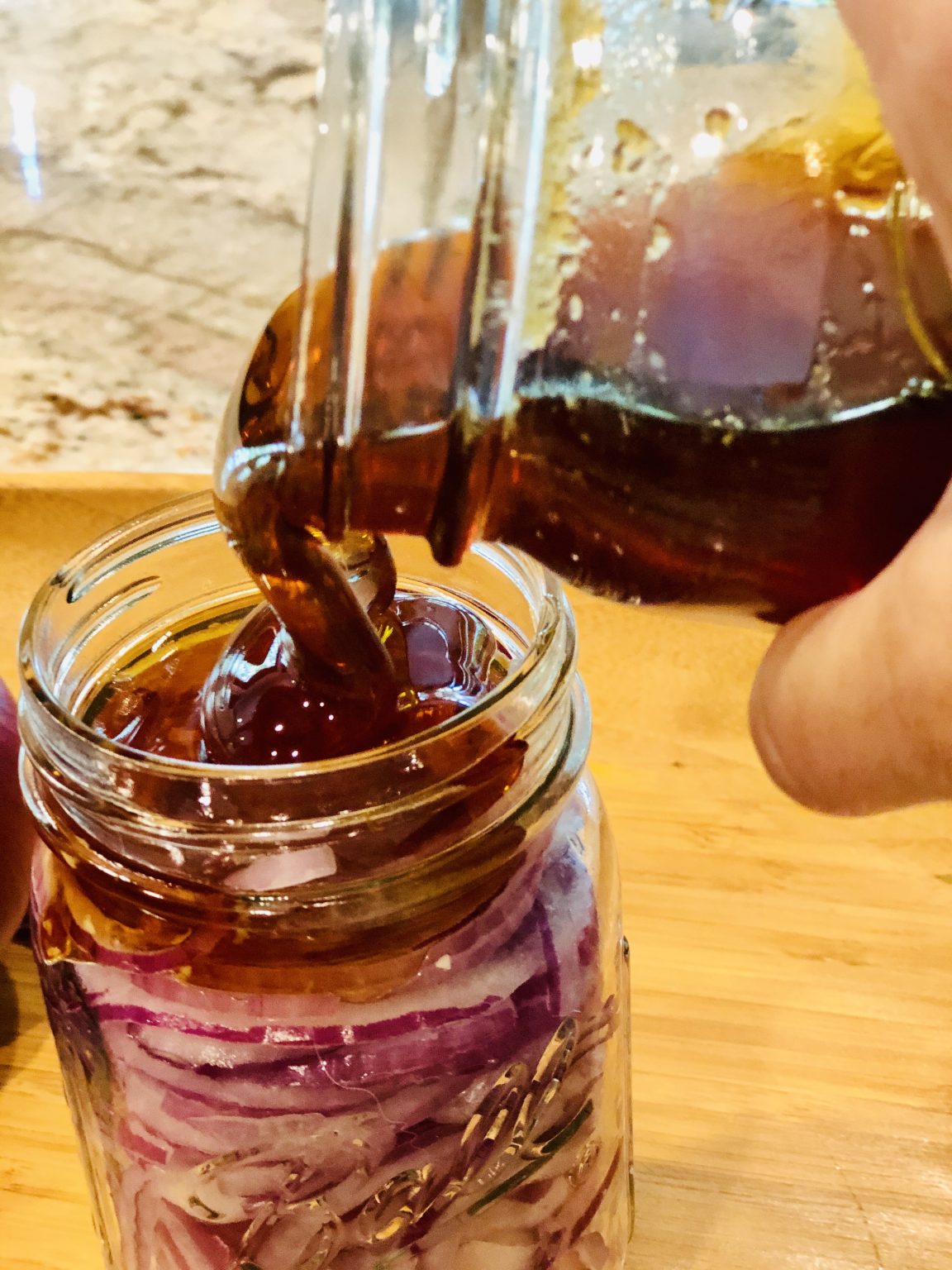 Honey Fermented Red Onions - The Health Nut Mama